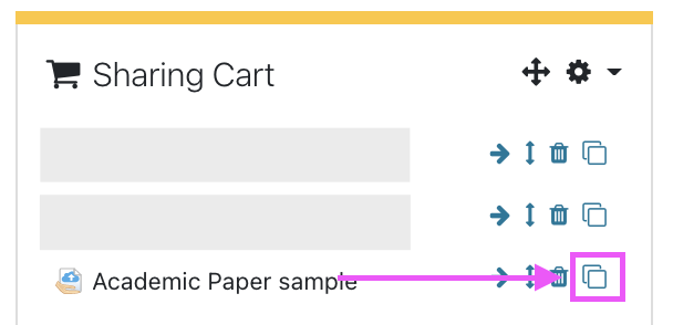 Sharing Cart | UR Courses: Guides